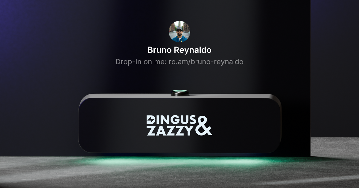 Bruno Reynaldo’s Lobby - Meet with Bruno Reynaldo at Dingus & Zazzy