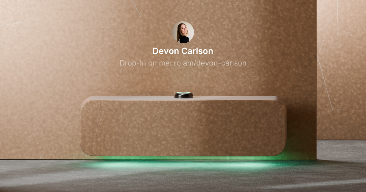 Devon Carlson’s Lobby - Meet with Devon Carlson at Omni