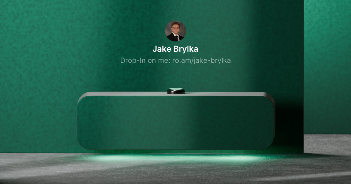 Jake Brylka’s Lobby - Meet with Jake Brylka at CyFlare