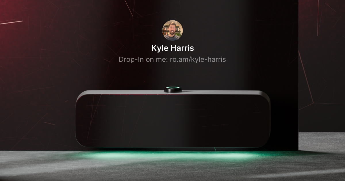 Kyle Harris’s Lobby - Meet with Kyle Harris at Mobian