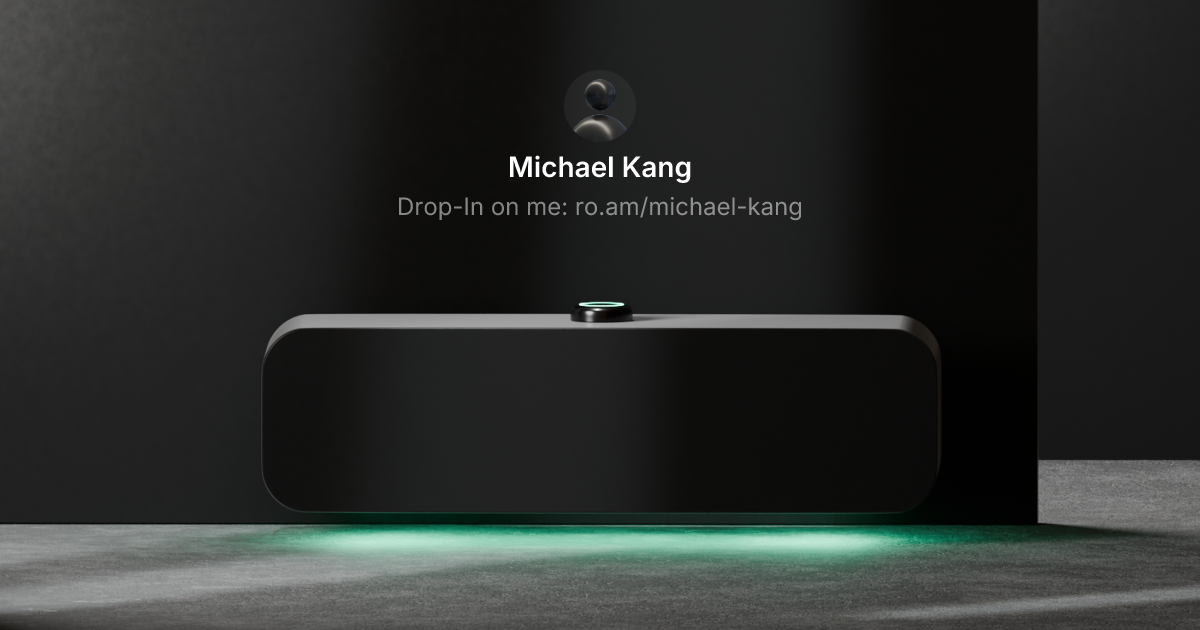 Michael Kang’s Lobby - Meet with Michael Kang at Implentio